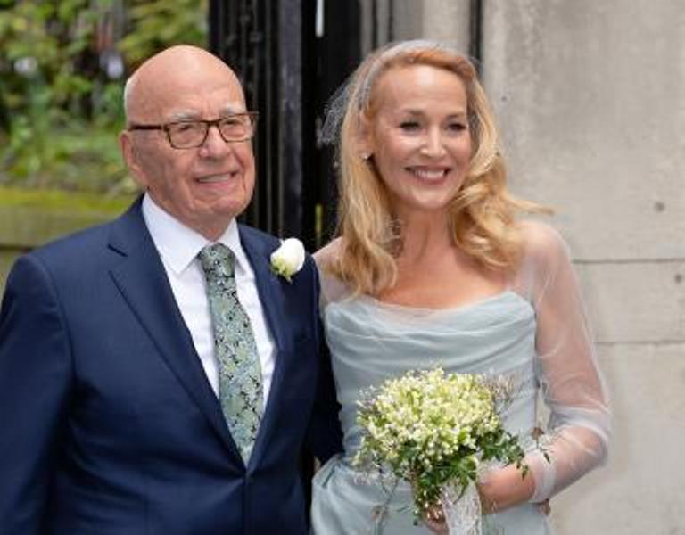 Rupert Murdoch y Jerry Hall se casaron en Londres | La República EC