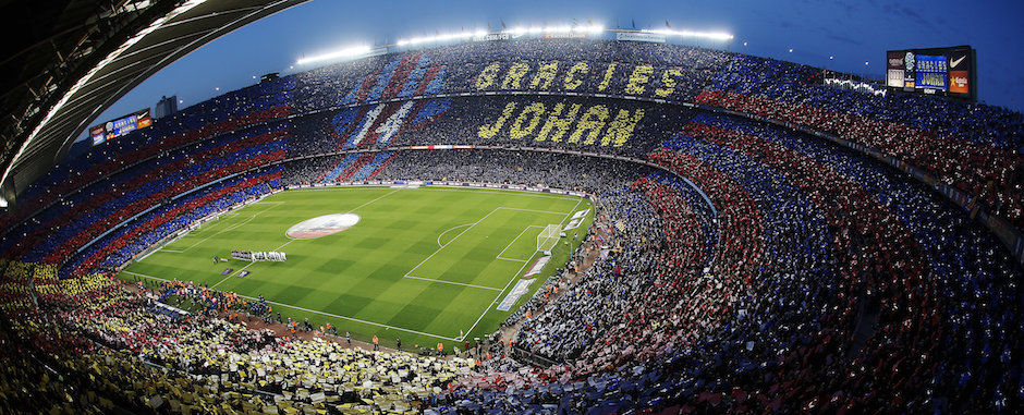 El Camp Nou rinde tributo a Johan Cruyff | La República EC