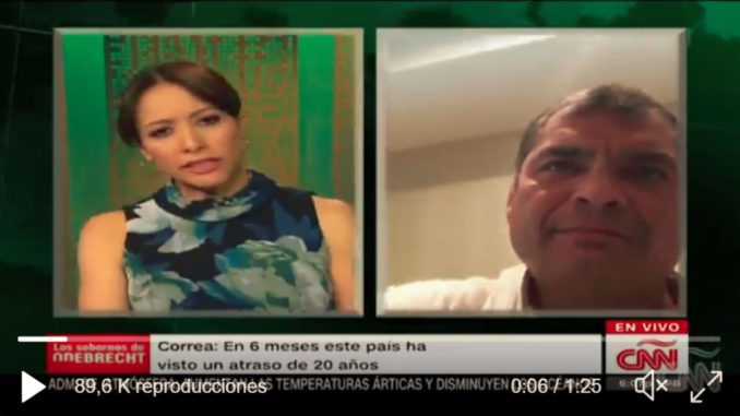 Correa le pregunta qué quién es ella, a Gabriela Frías, de CNN | La ...