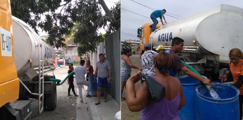 Jairala empieza a distribuir tanqueros de agua en Durán | La República EC