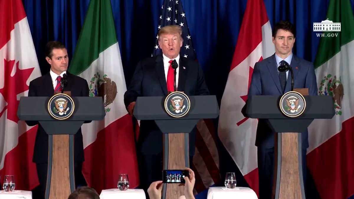 EE.UU., México y Canadá firman el tratado comercial T-MEC | La República EC