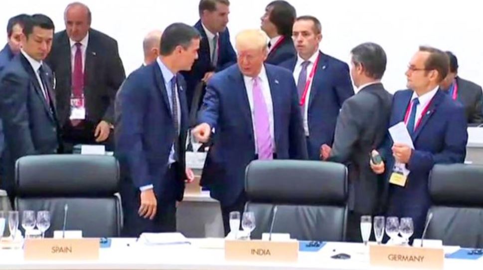Trump ‘manda sentar’ a Pedro Sánchez en su encuentro en el G20 | La ...