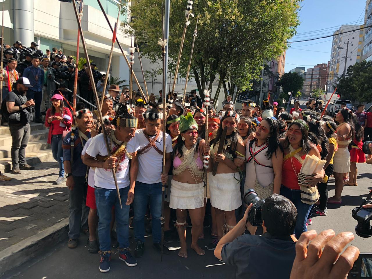 Indígenas Waorani y Cofán exigen consulta previa a proyectos ...