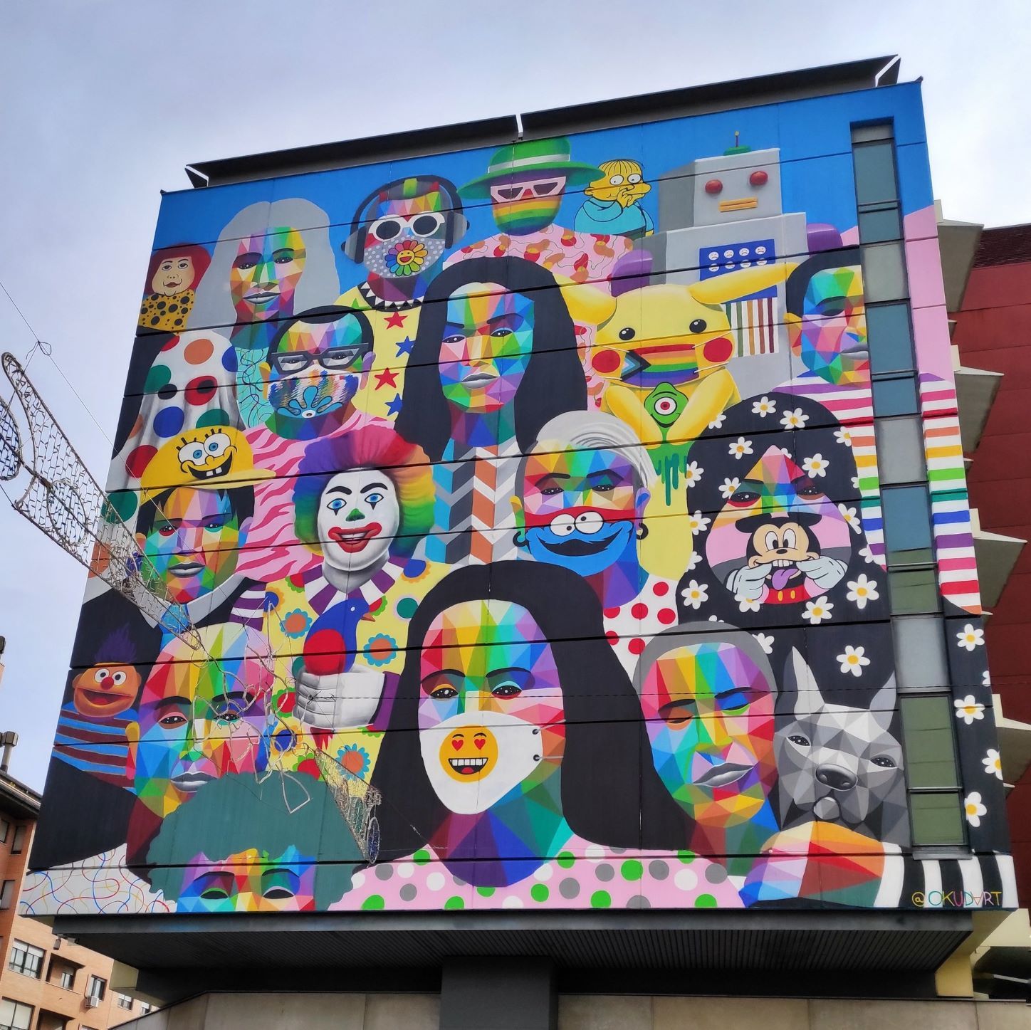 El Pikachu del artista español Okuda genera controversia