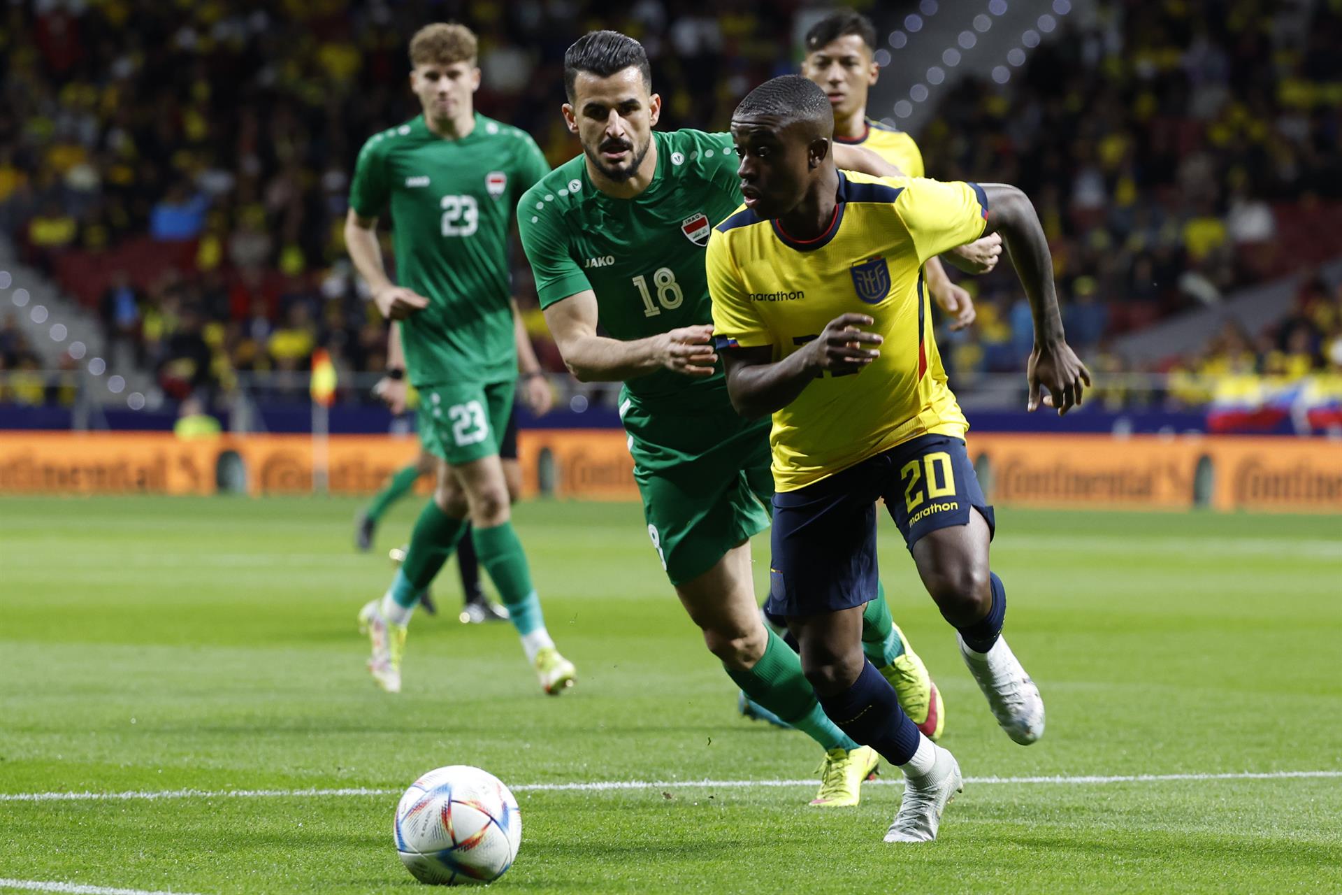 0-0. Ecuador empata con Irak y Castillo sale lesionado