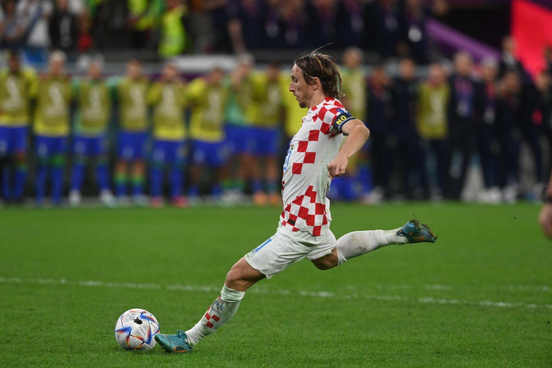 Modric, capitán de Croacia, y su líder espiritual|