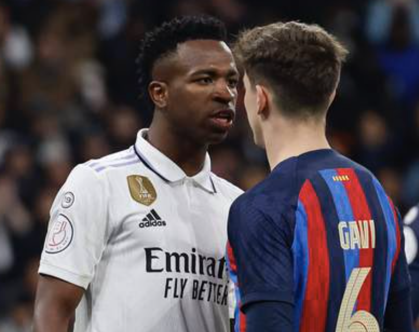 Los encontronazos entre Gavi y Vinicius en El Clásico | La República EC