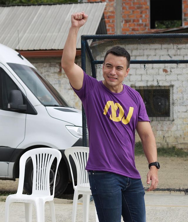 Noboa brinda apoyo a su hijo Daniel Noboa en su candidatura