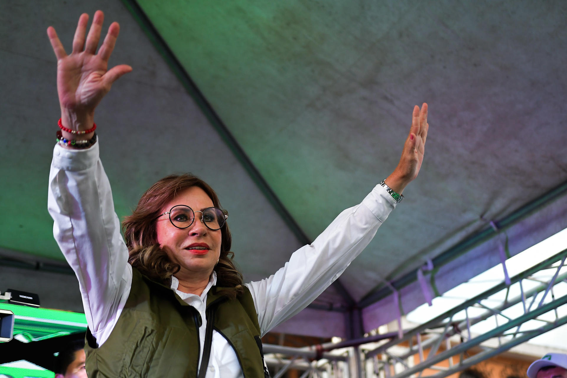 Sandra Torres cierra su campaña presidencial en Guatemala