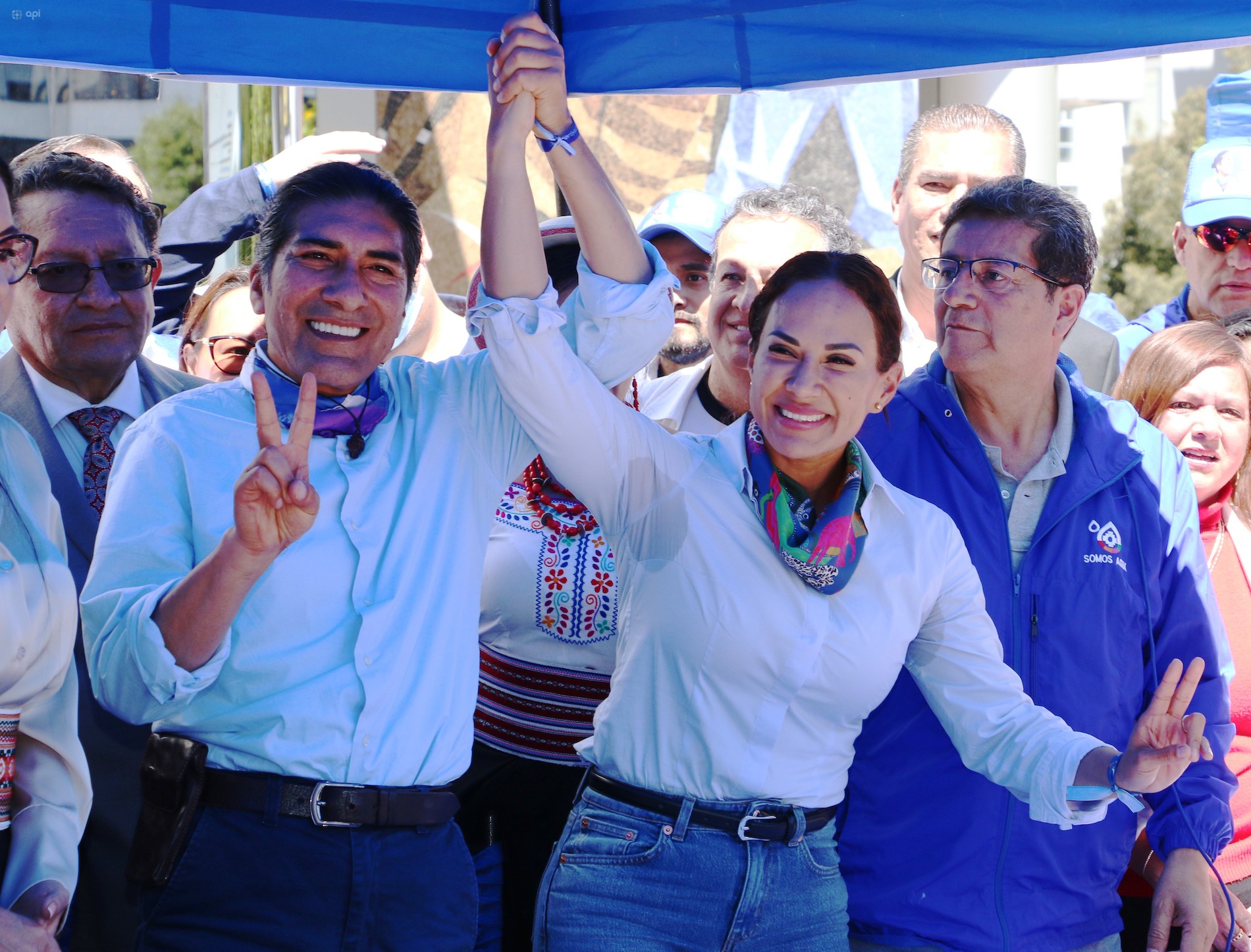 Yaku Pérez inscribe candidatura y recibe respaldo Pachakutik