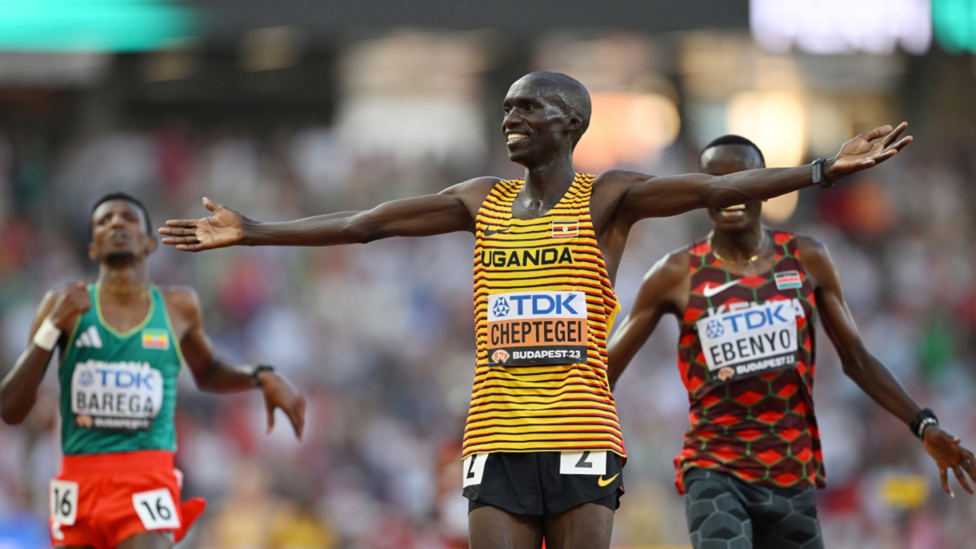 Joshua Cheptegei, campeón del mundo de 10.000 metros | La República EC