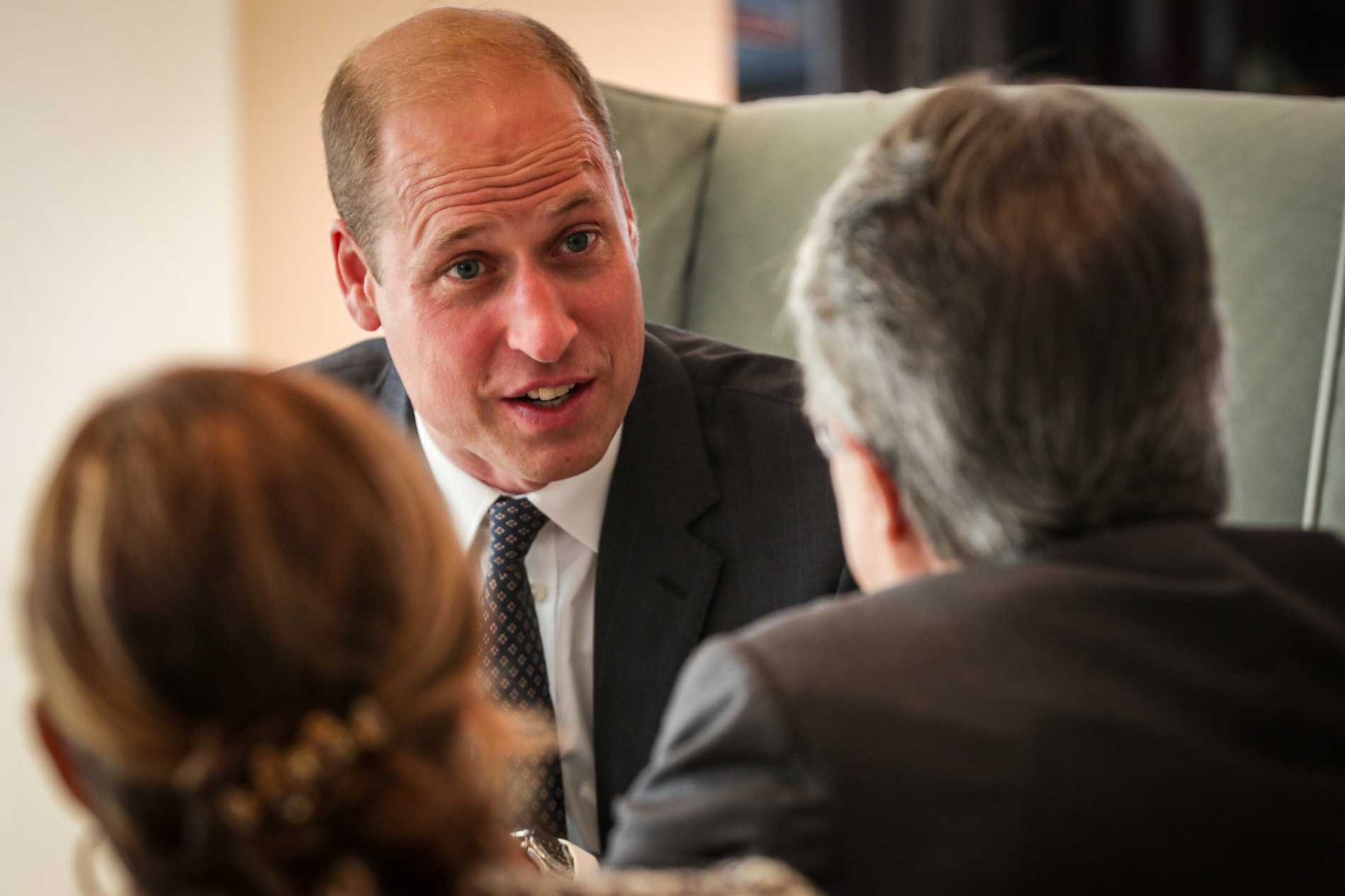 Presidente Lasso se reúne con el príncipe William en EE.UU.