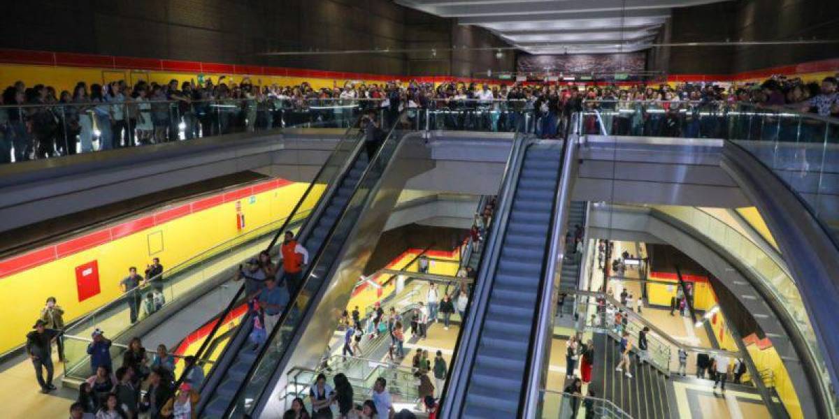 Metro de Quito: Más de 300 mil usuarios en el fin de semana