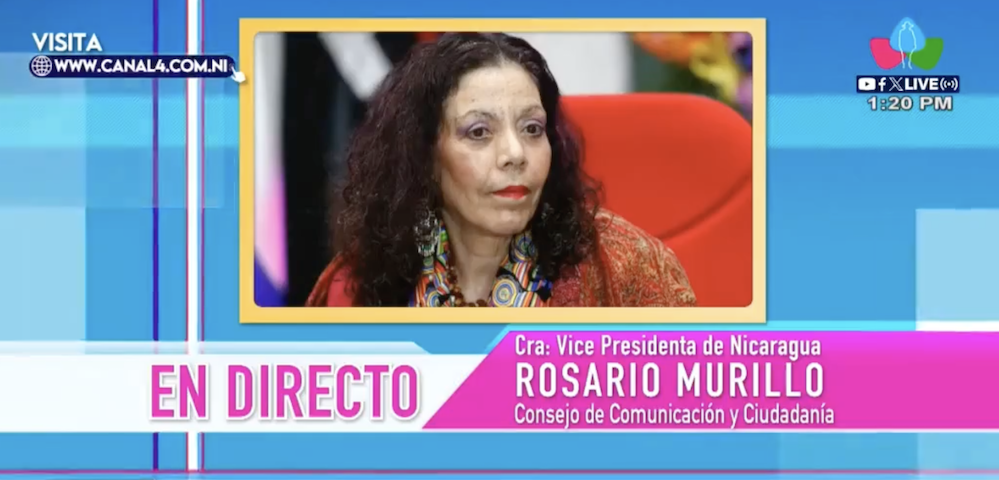 Rosario Murillo corta entrevista telefónica grita "¡ayuda!"