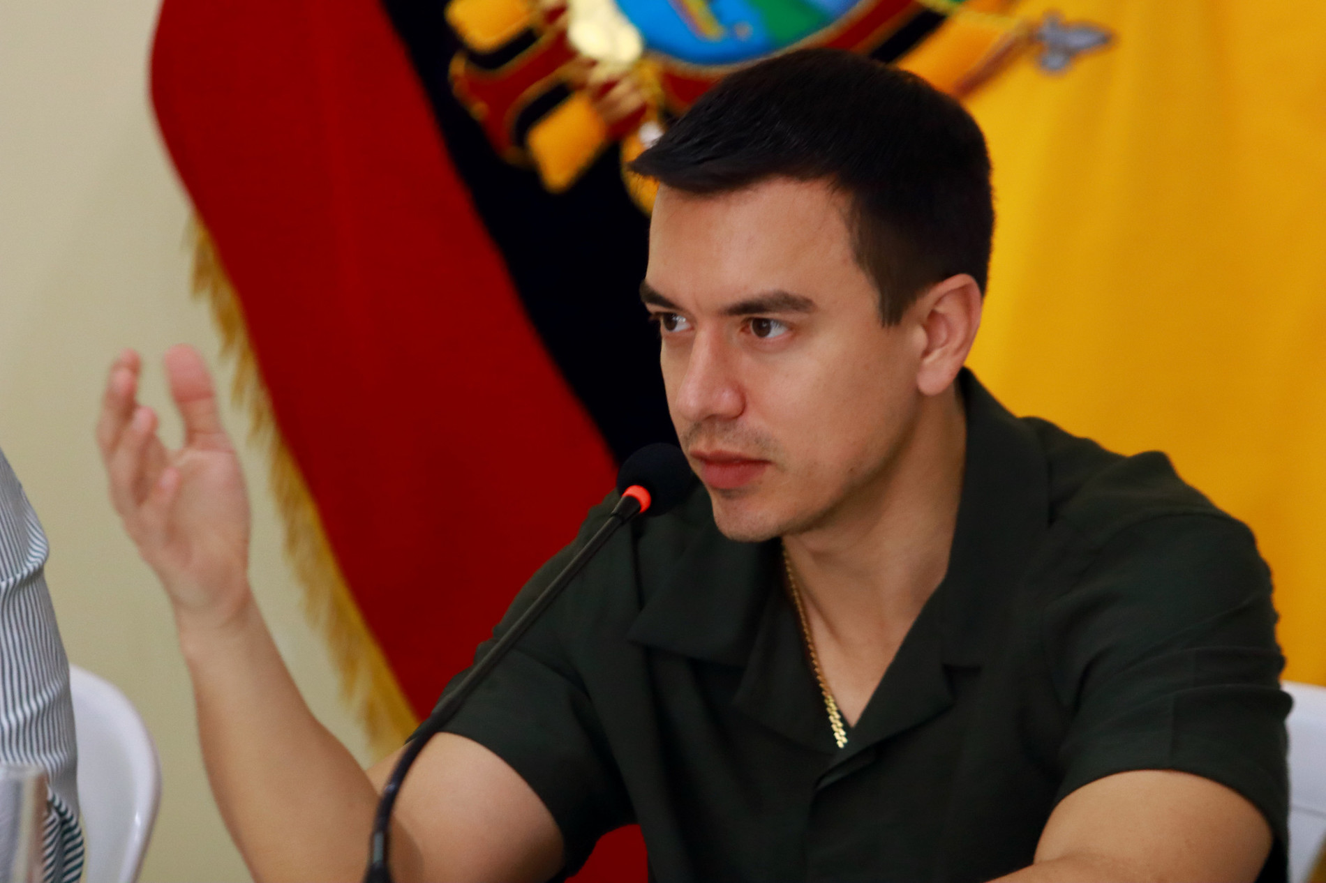 Noboa mantiene que no encubrirá "a nadie"