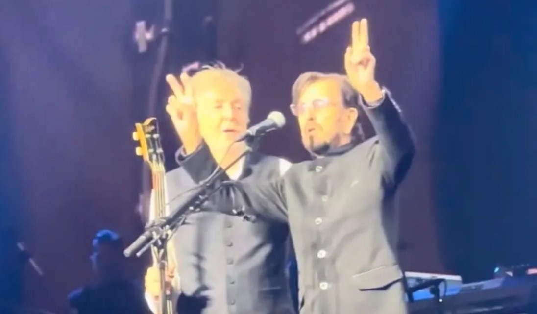 Paul McCartney y Ringo Starr compartieron el escenario