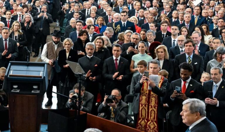 Trump toma posesión como presidente número 47 de EEUU