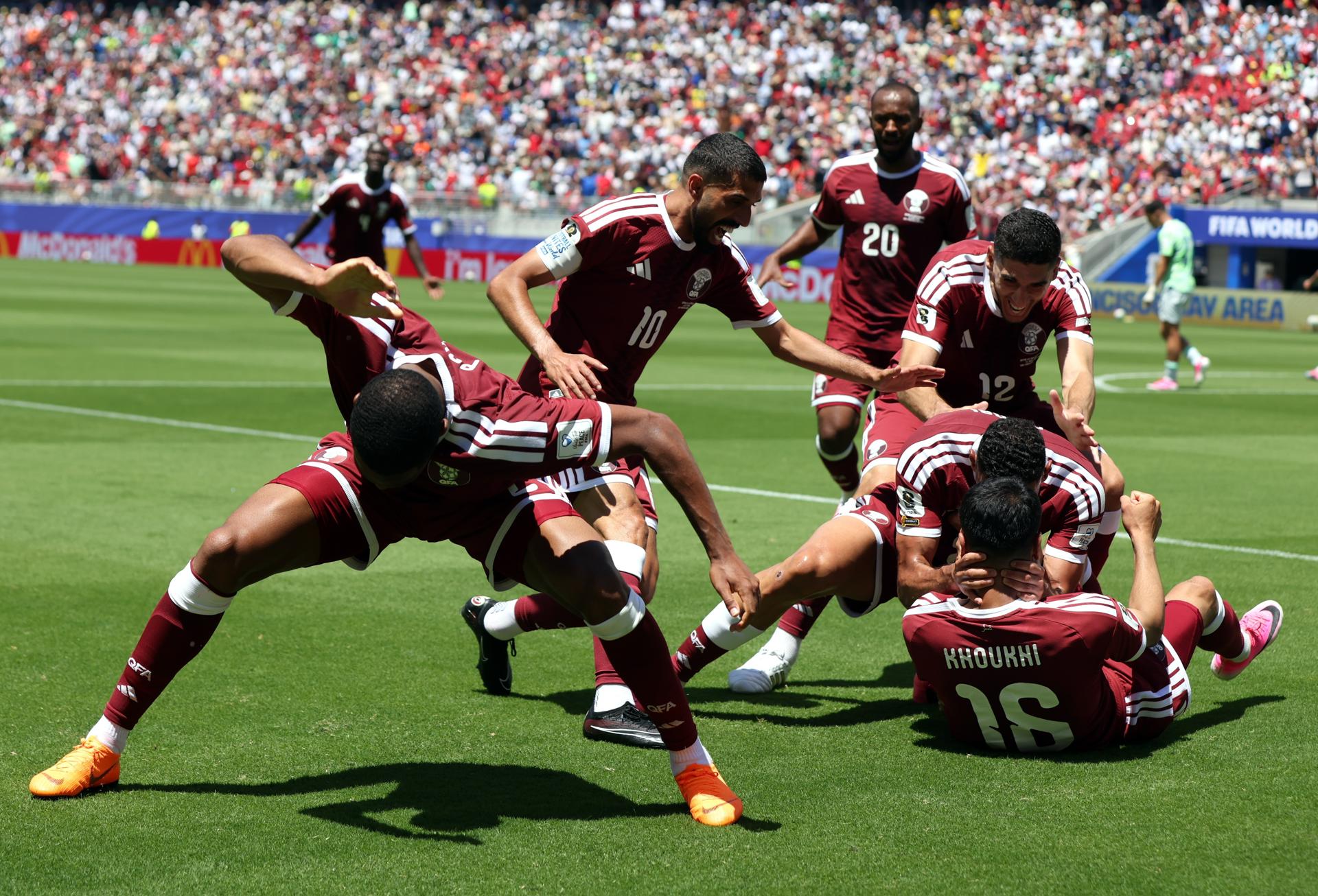 1-1. La euforia de Qatar al empatar ante Suiza | La República EC